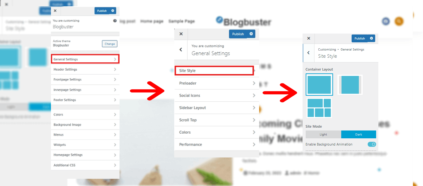 How to change your Site’s Style with Blogbuster – Blogbuster