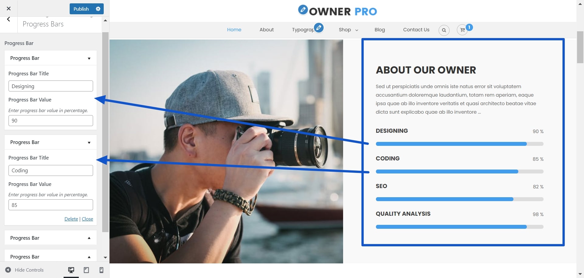 How to Configure Progress Bars? – Owner How to Configure Progress Bars? – Owner