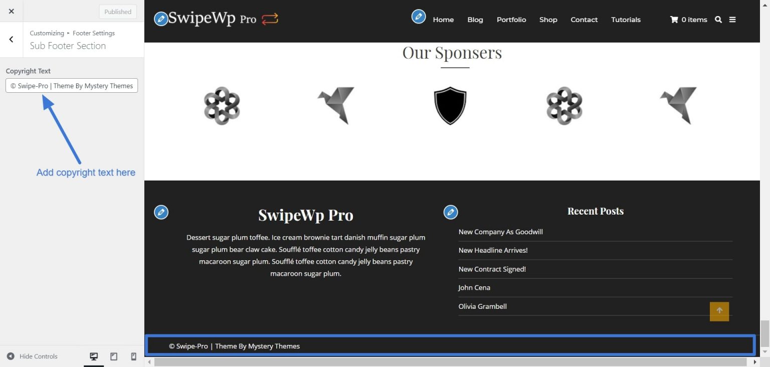 How To Configure Footer Copyright Text Swipe how-to-configure-footer-copyright-text-swipe